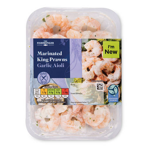 Ready to Eat Garlic Aioli Marinated King Prawns | ALDI UK